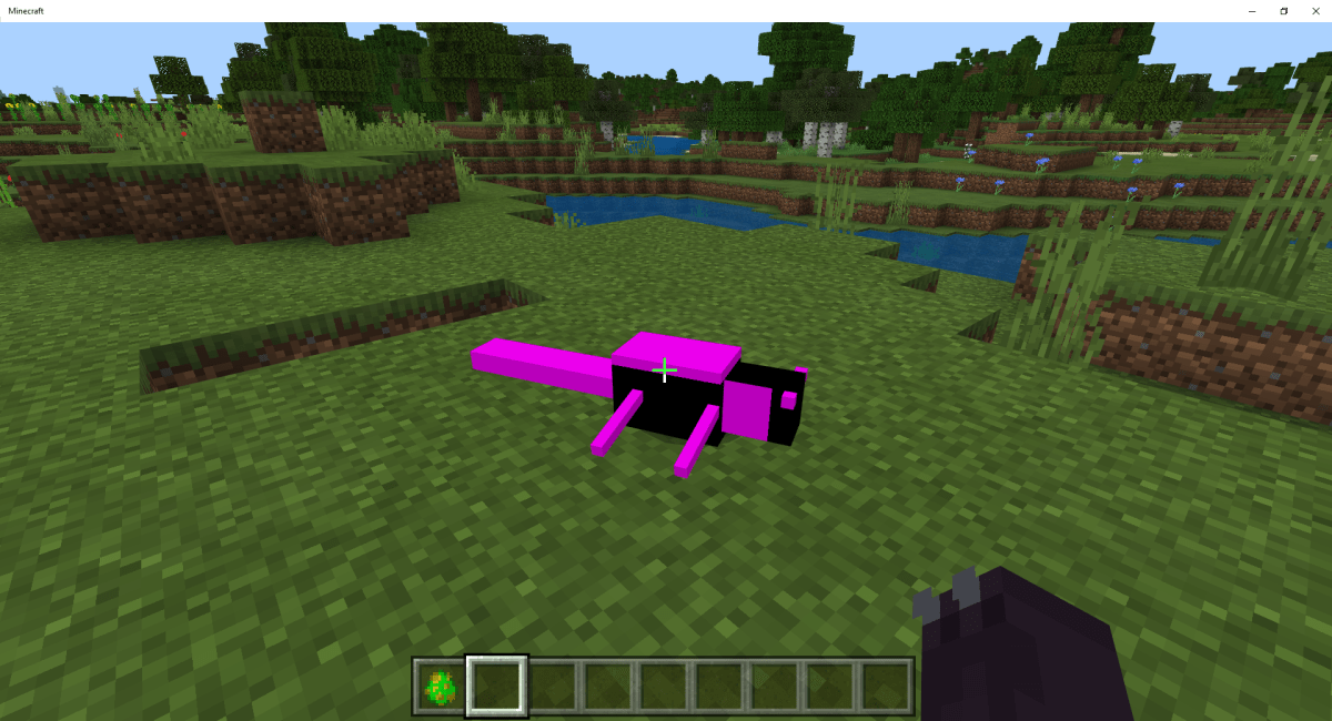 Purple Iguana!! Working on new Custom Minecraft Entity – Dragon Ranger