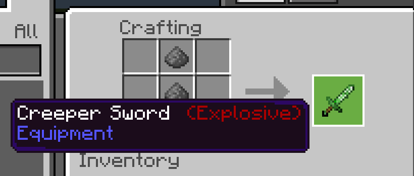 Minecraft Creeper Sword Video – Dragon Ranger